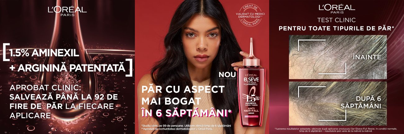 Serum Aminexil Elseve Full Resist pentru par cu tendinta de : Bebe Tei